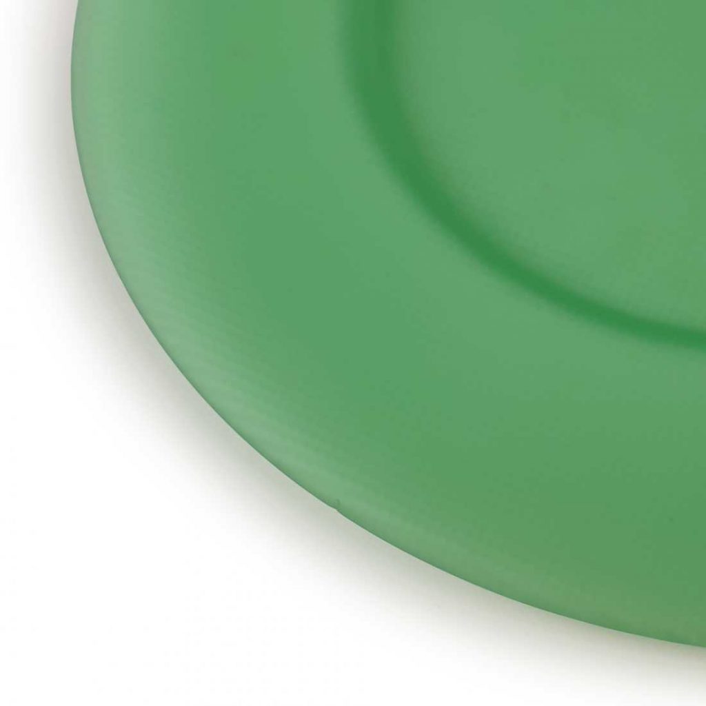 MINT GREEN GLASS CHARGER PLATE - Co-Ordination Event Hire
